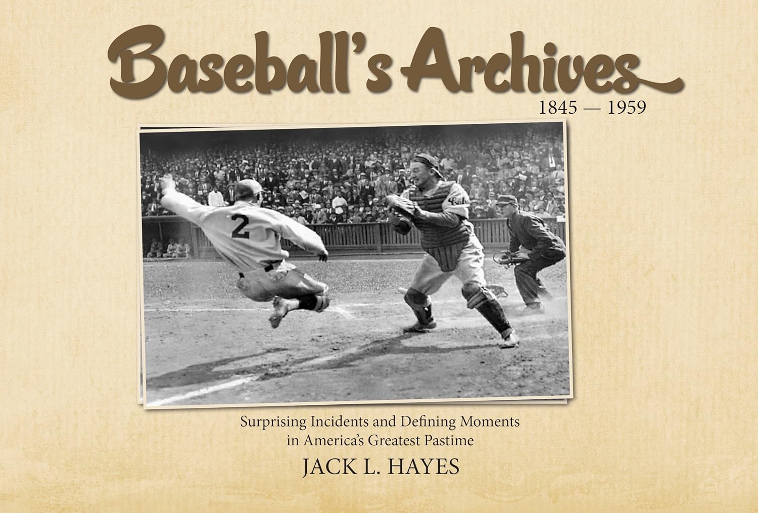 Baseball's Archives, 1845-1959: Jack L. Hayes: 9780991177608: Amazon ...