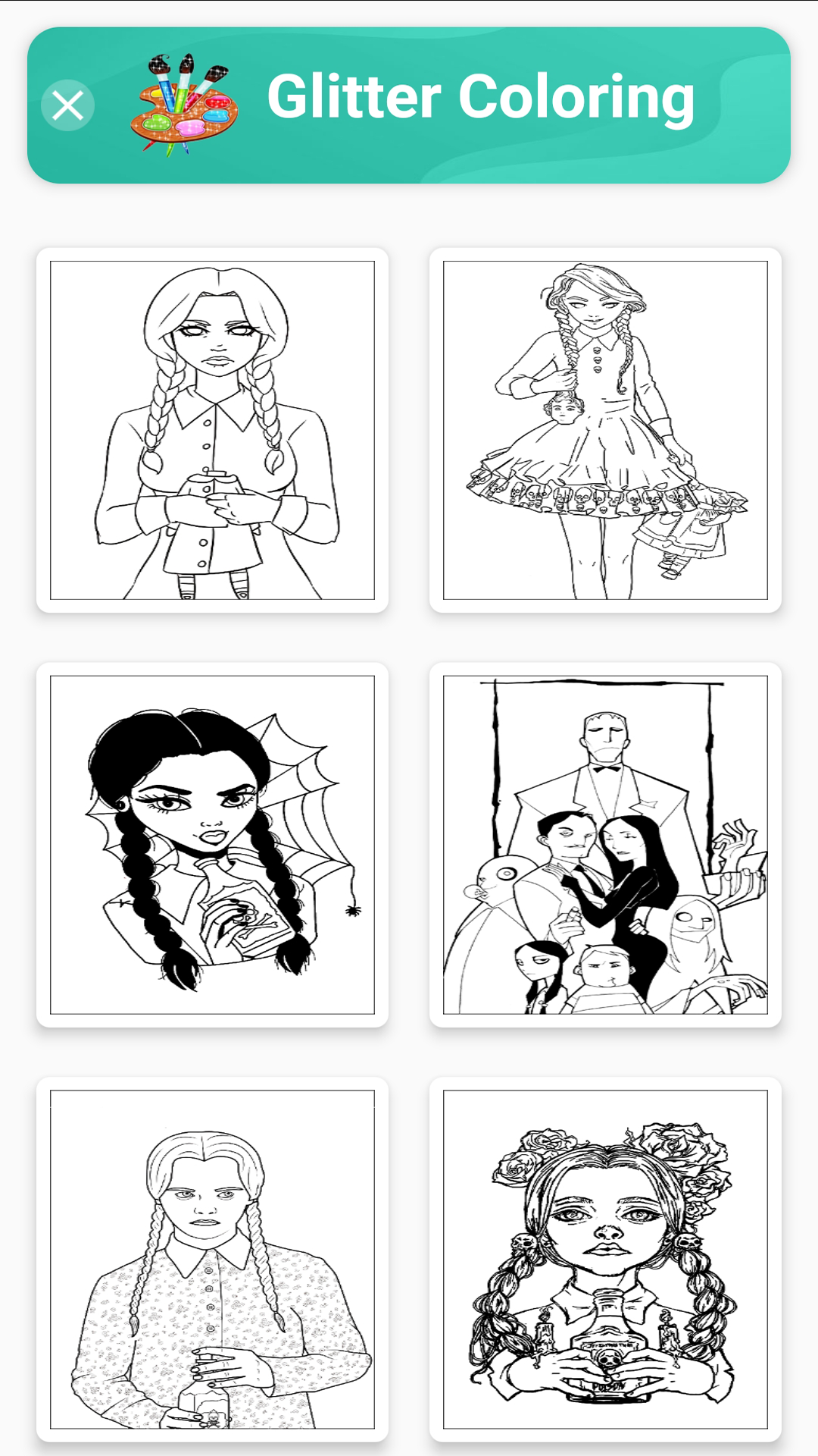 Coloring Family Scary Glitter Game - App on the Amazon Appstore