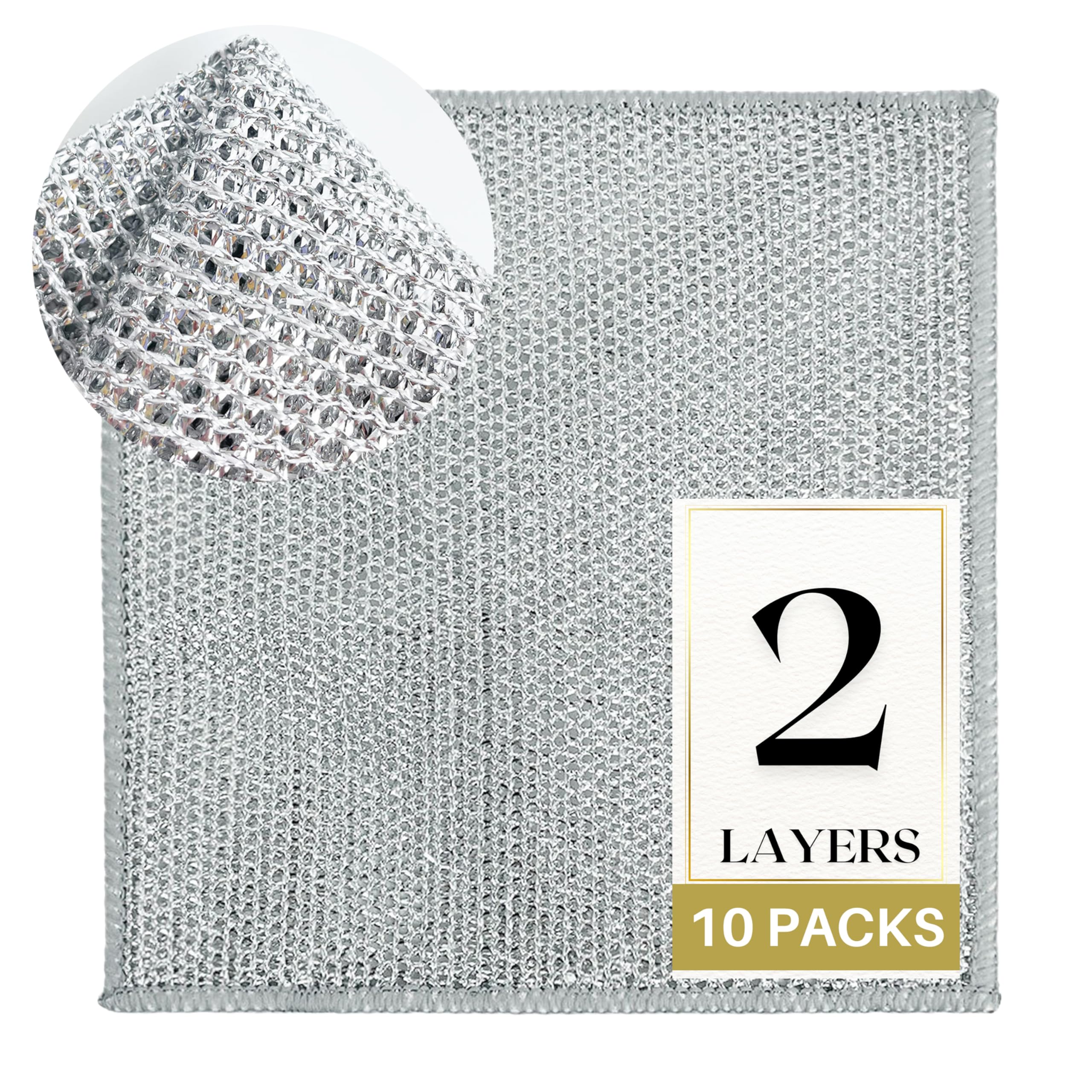 Multifunctional Wire Dishwashing Rags, Non-Scratch Steel Wire Dishcloth ...