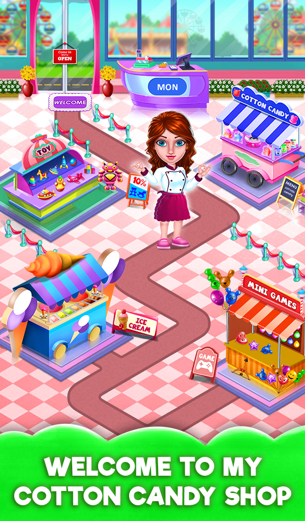 Cotton Candy Shop - Colorful Candy Maker - App on Amazon Appstore