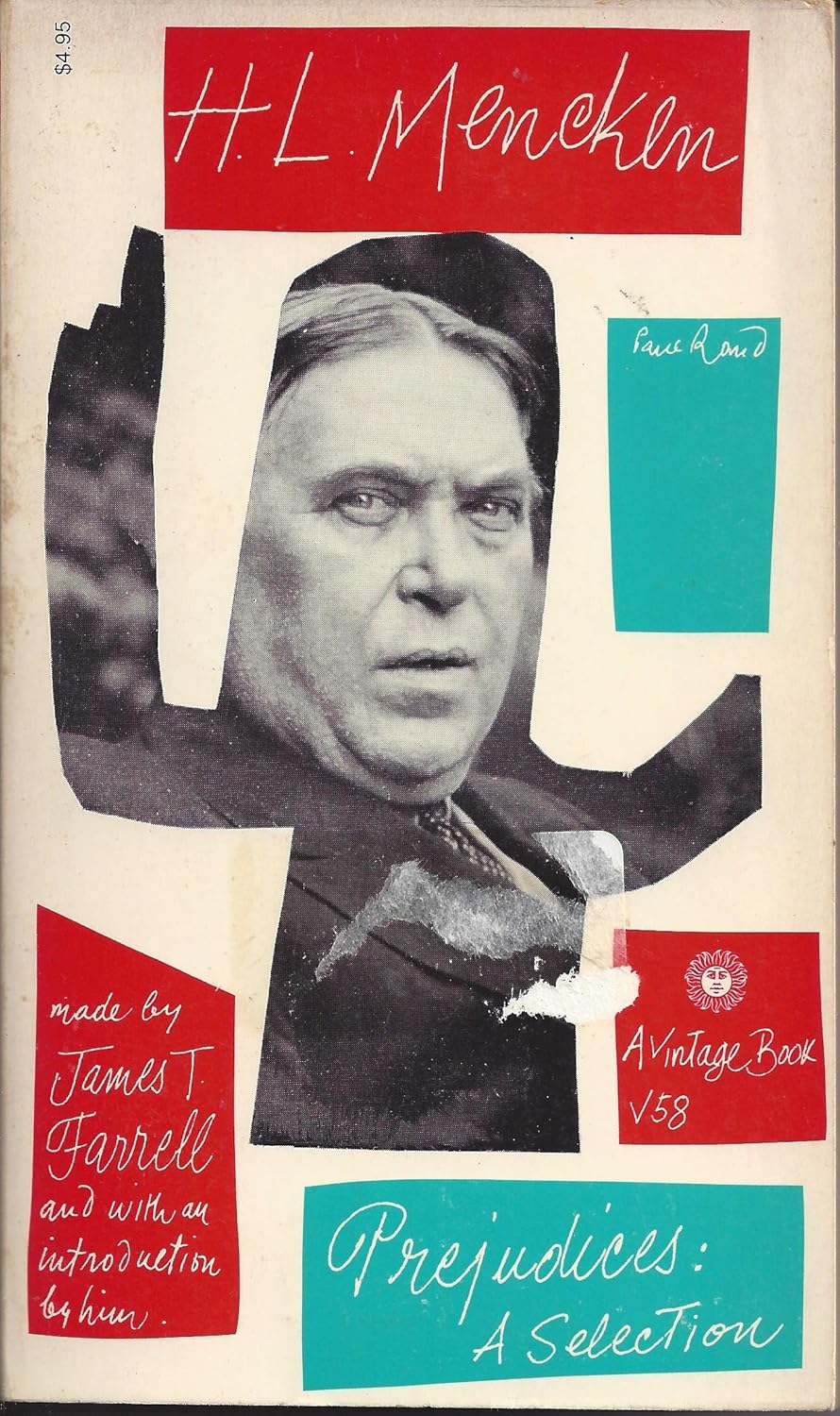 MENCKEN PREJUDICES V58: H. L. Mencken, James Ferrell: 9780394700588 ...