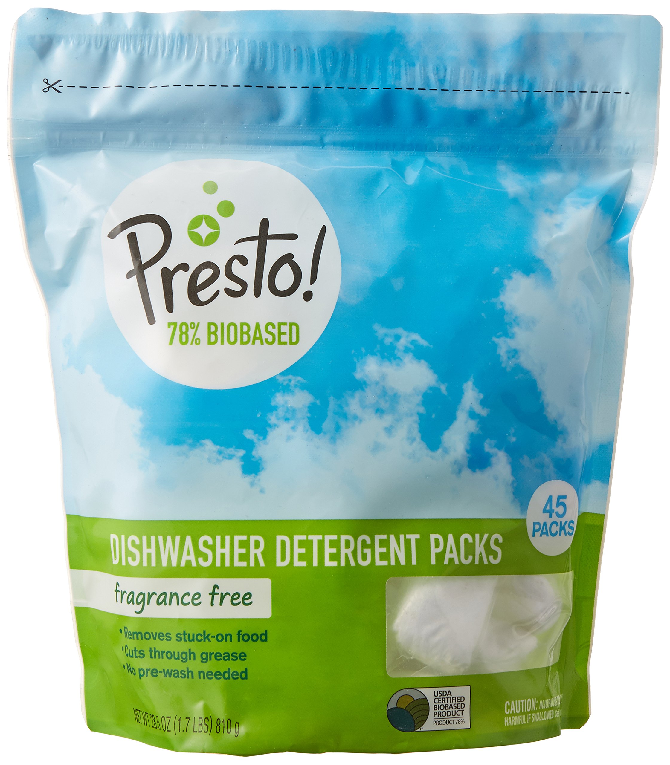 Embossing Template Presto! Triple Action Dishwasher Pacs - 70 Count ...