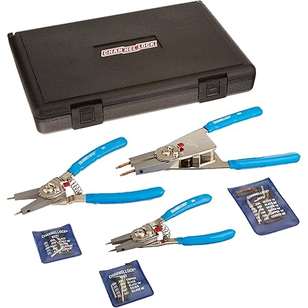 Channellock RT-3 Convertible Retaining Ring Plier Set, 3-Piece : Amazon ...