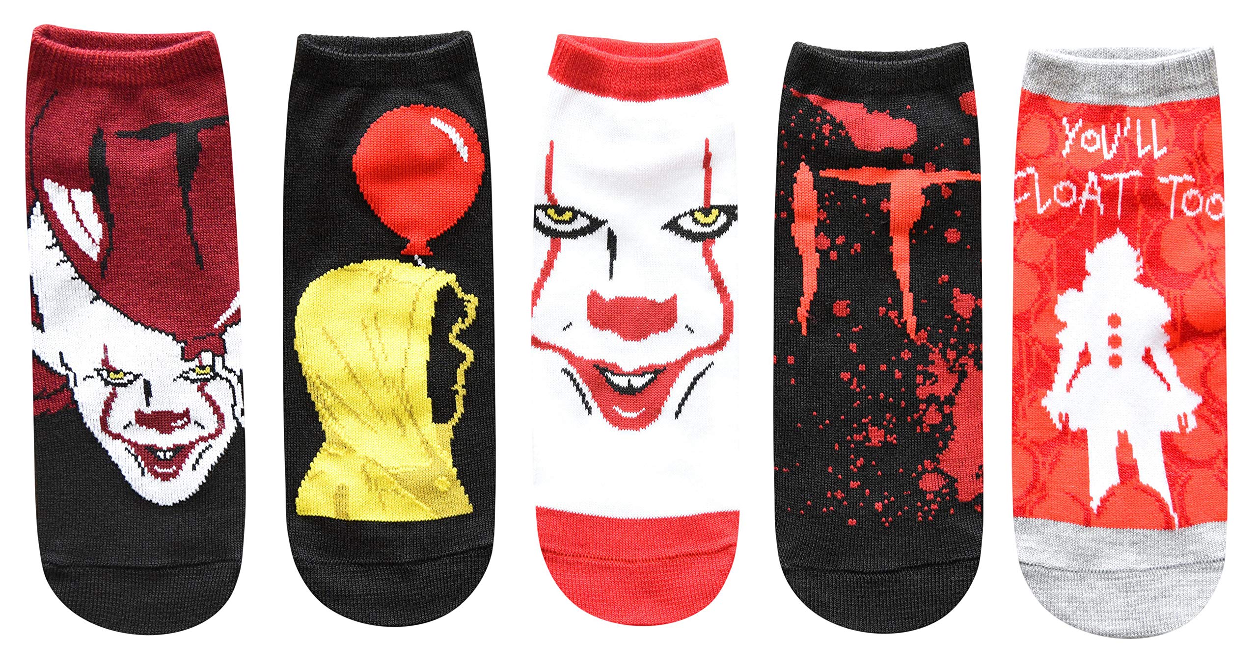 Buy IT Movie Pennywise You'll Float Too Stephen King Juniors/Womens 5 ...