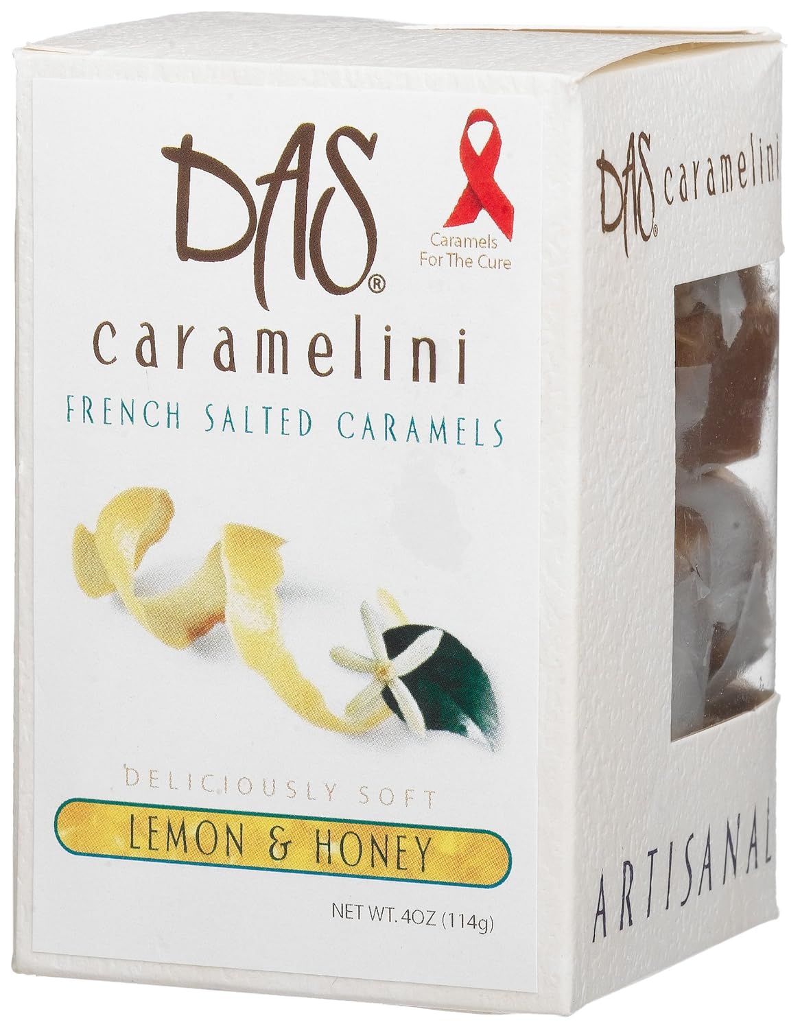 Amazon.com : Das Caramelini French Salted Caramels, Lemon & Honey, 4 ...