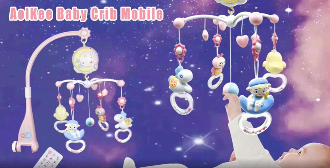 Cot Mobile With Music Baby Mobiles - Musical Cot Mobile | Wooden ...