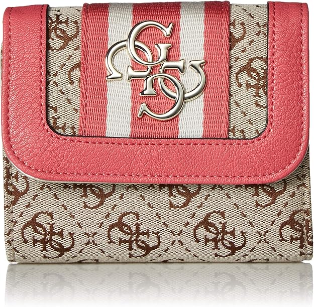 Amazon.com: GUESS Vintage Small Trifold Wallet, Pink : Clothing, Shoes ...