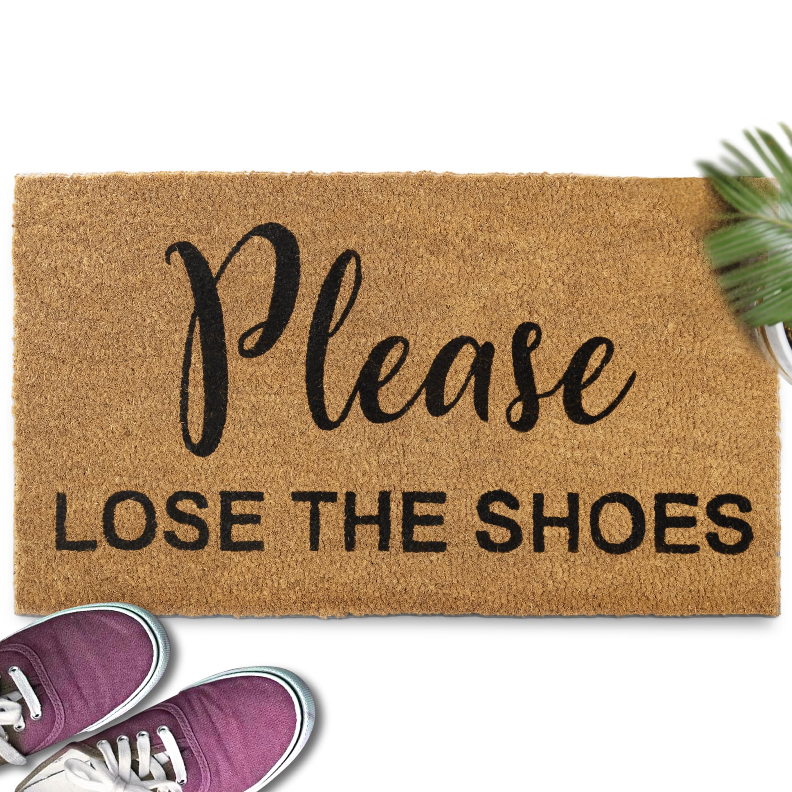 Amazon.com: Please Lose the Shoes Funny Doormat 30x17 Inch, Lose the ...
