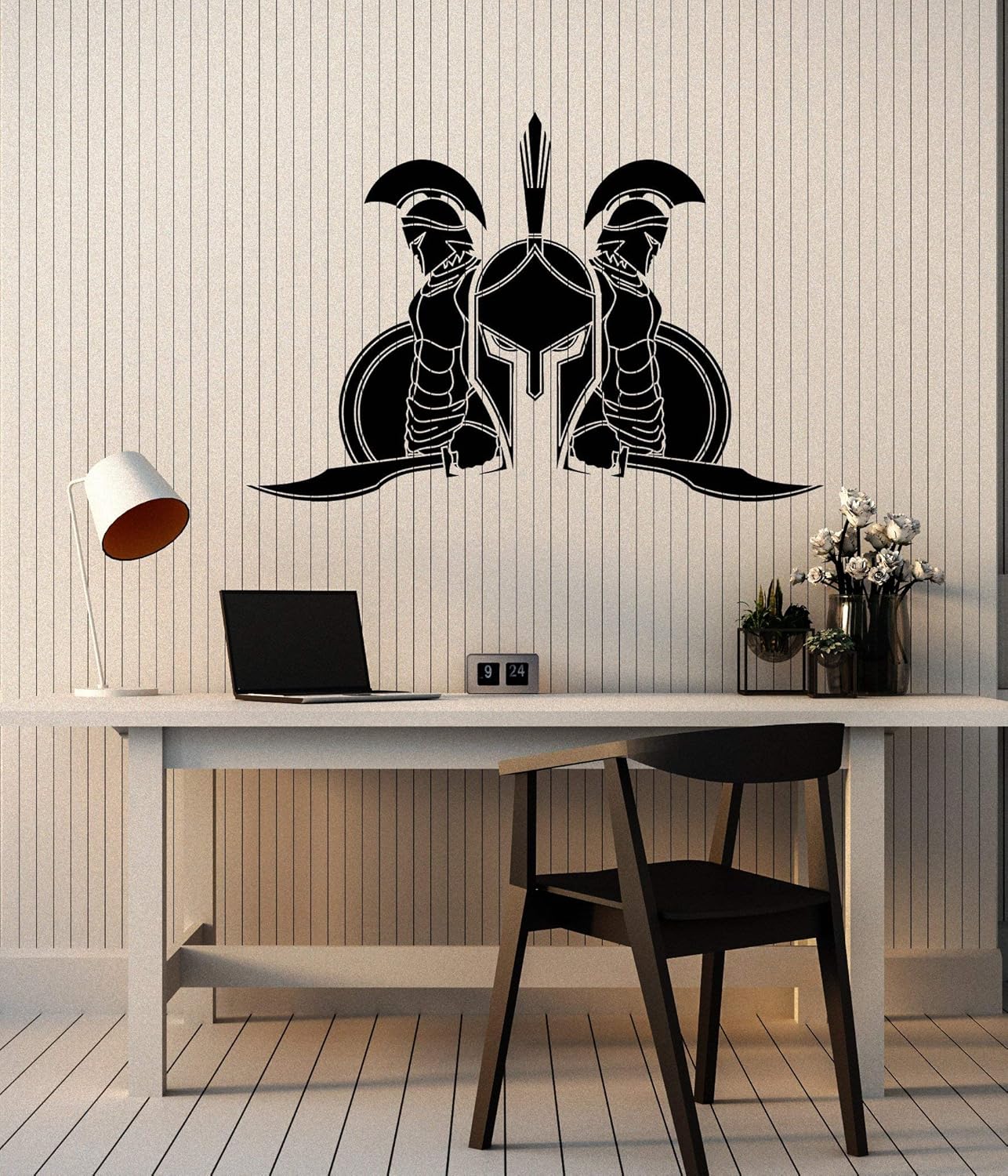 Amazon.com: Vinyl Wall Decal Spartan Warriors Helmet Ancient Art Teen ...