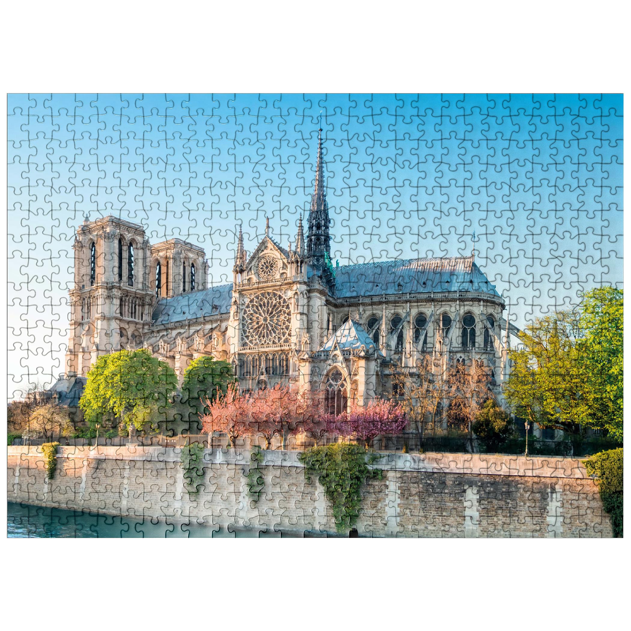 Amazon.com: MyPuzzle Notre Dame De Paris Cathedral On The Seine ...