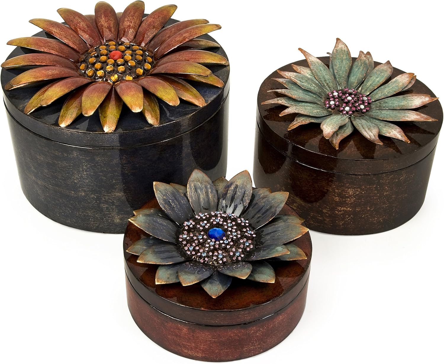 Amazon.com: Felicity Dimensional Flower Storage Box (Set of 3) : Home ...