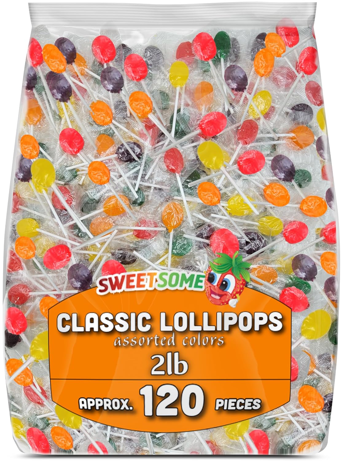Amazon.com : Classic Lollipops – Assorted Fruity Flavors, Individually ...
