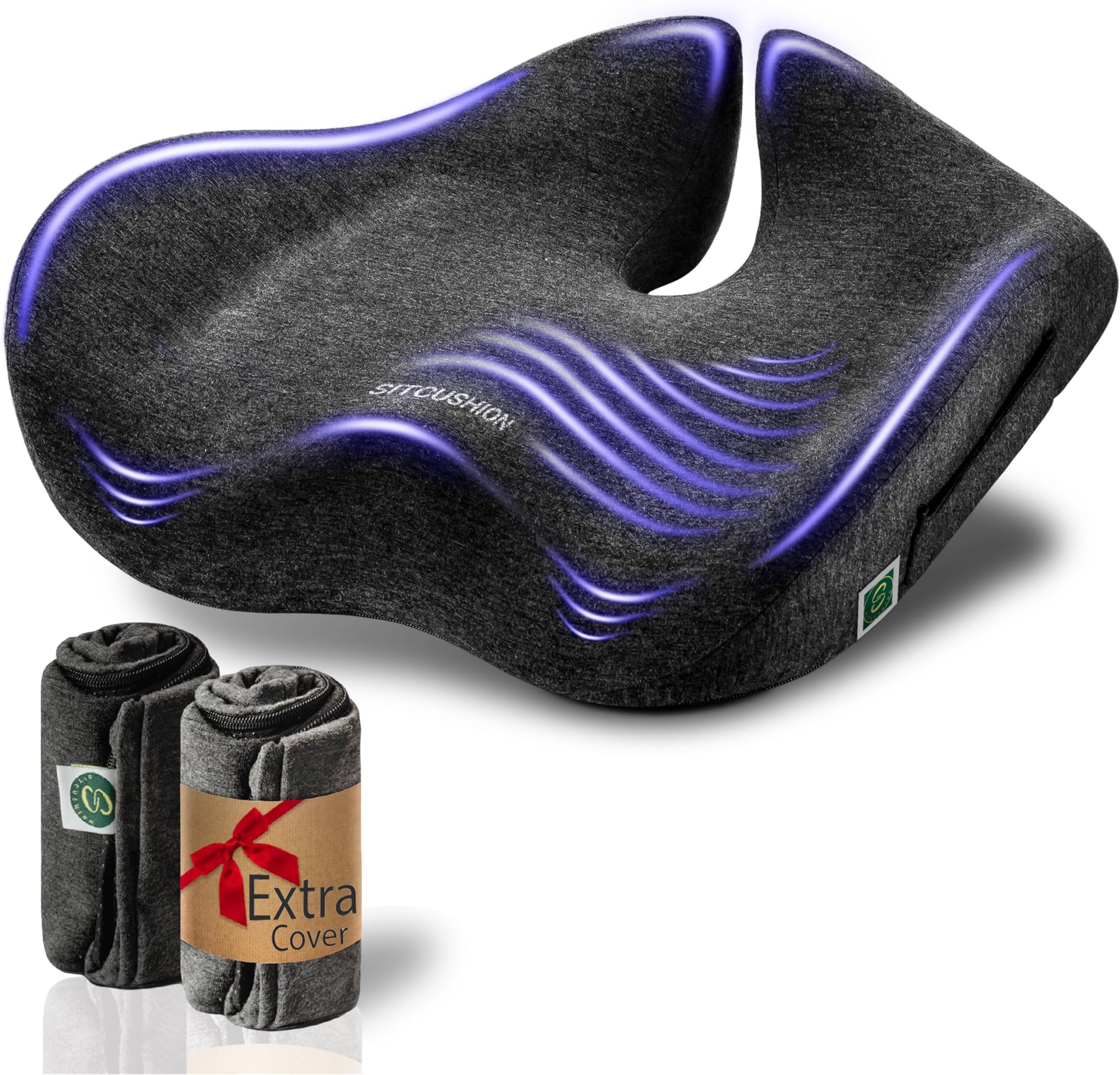 Amazon.com: Klaudena | Office Chair Cushion for Tailbone Pain ...