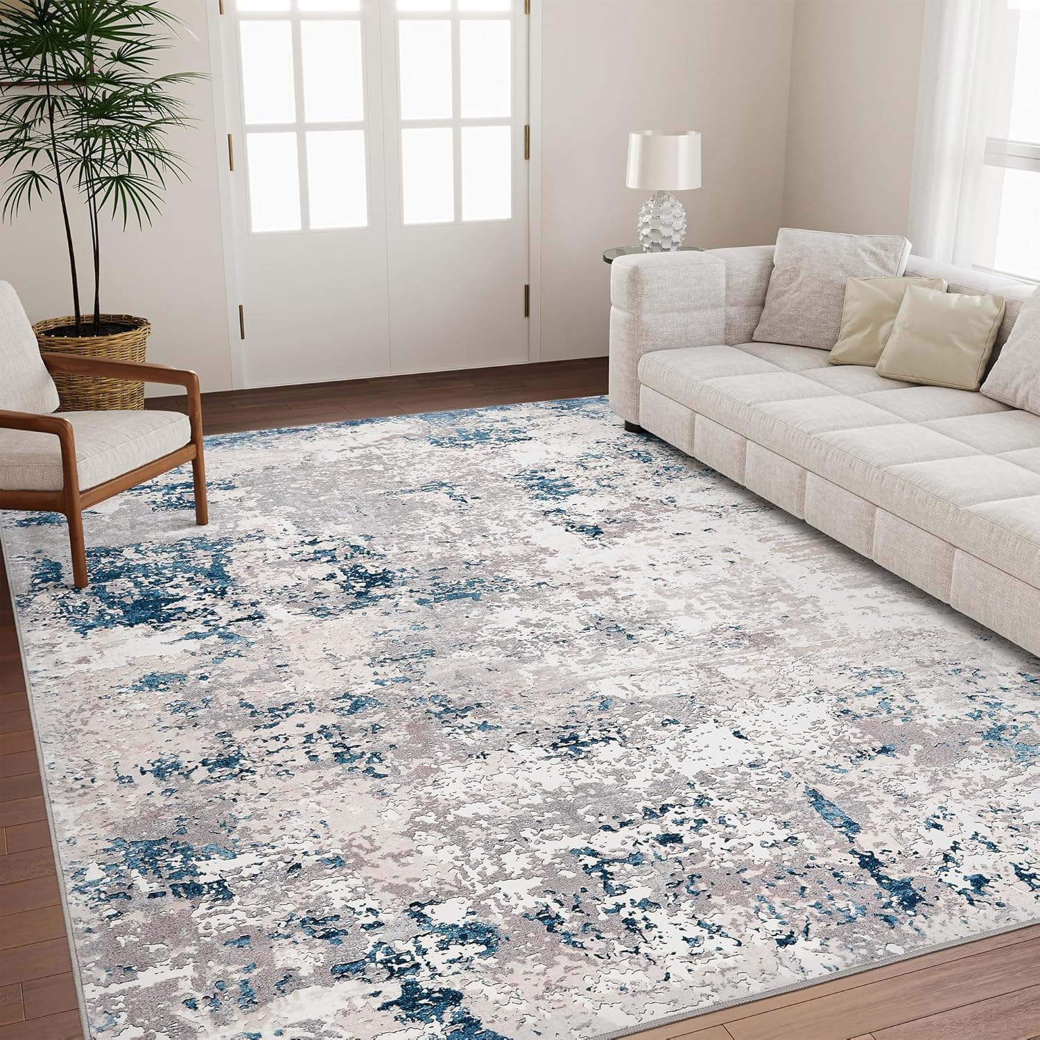 Amazon.com: Valenrug Abstract Washable Rug 5x7 - Ultra Soft 5x7 Area ...