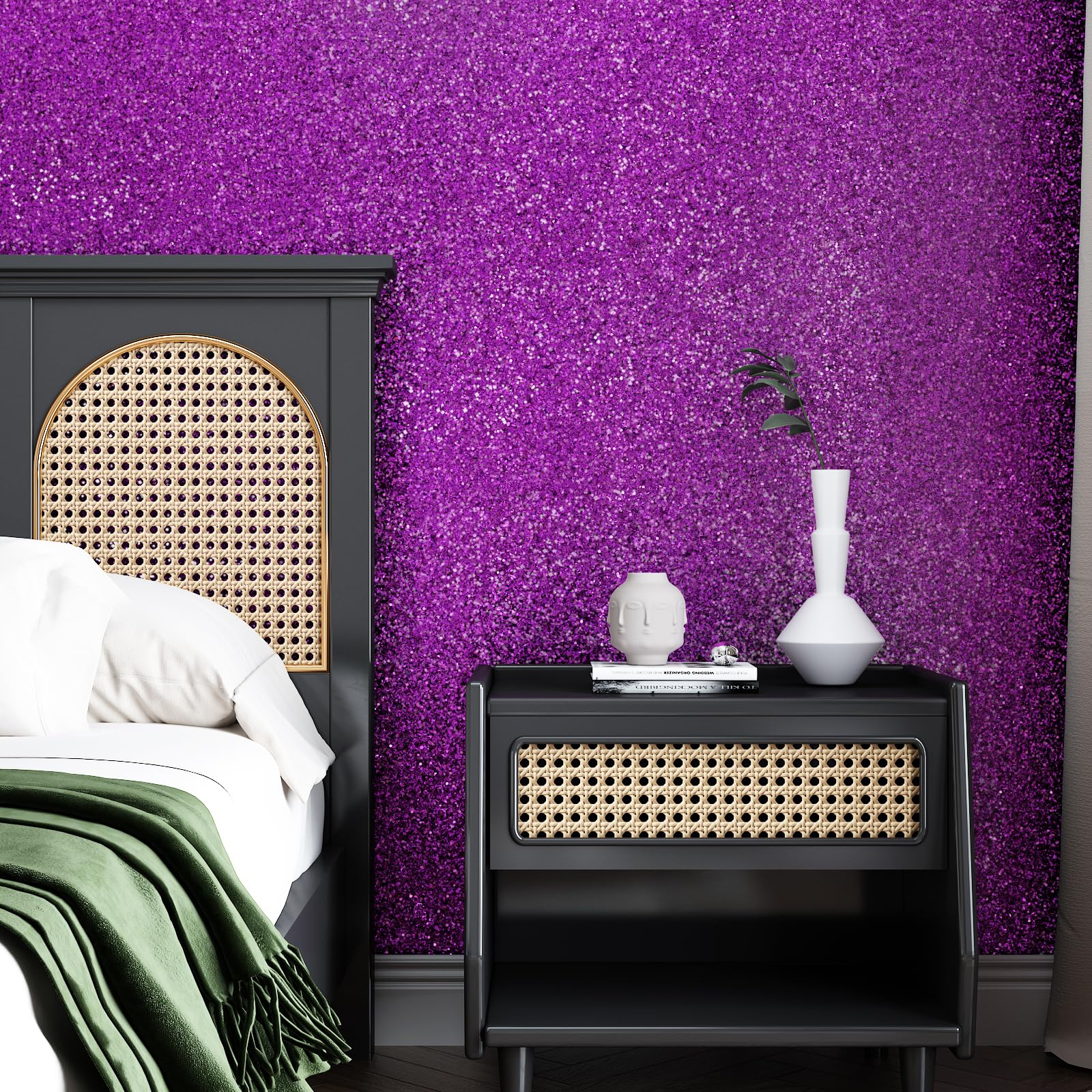 Purple Wallpaper For Bedrooms