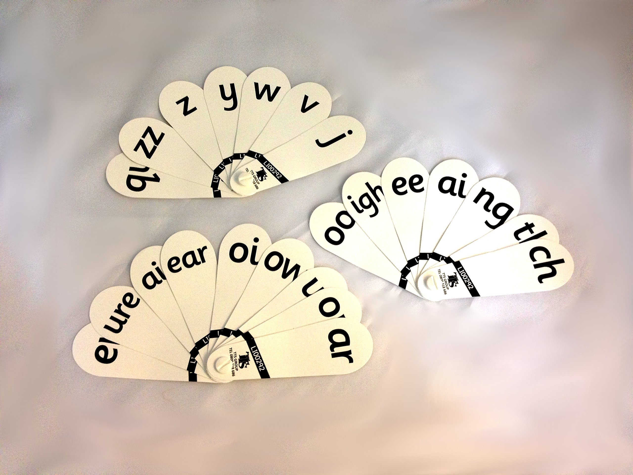 Phase 3 Phonic Letter Fans - 3 Sets For 6 Children : Amazon.co.uk: Toys ...