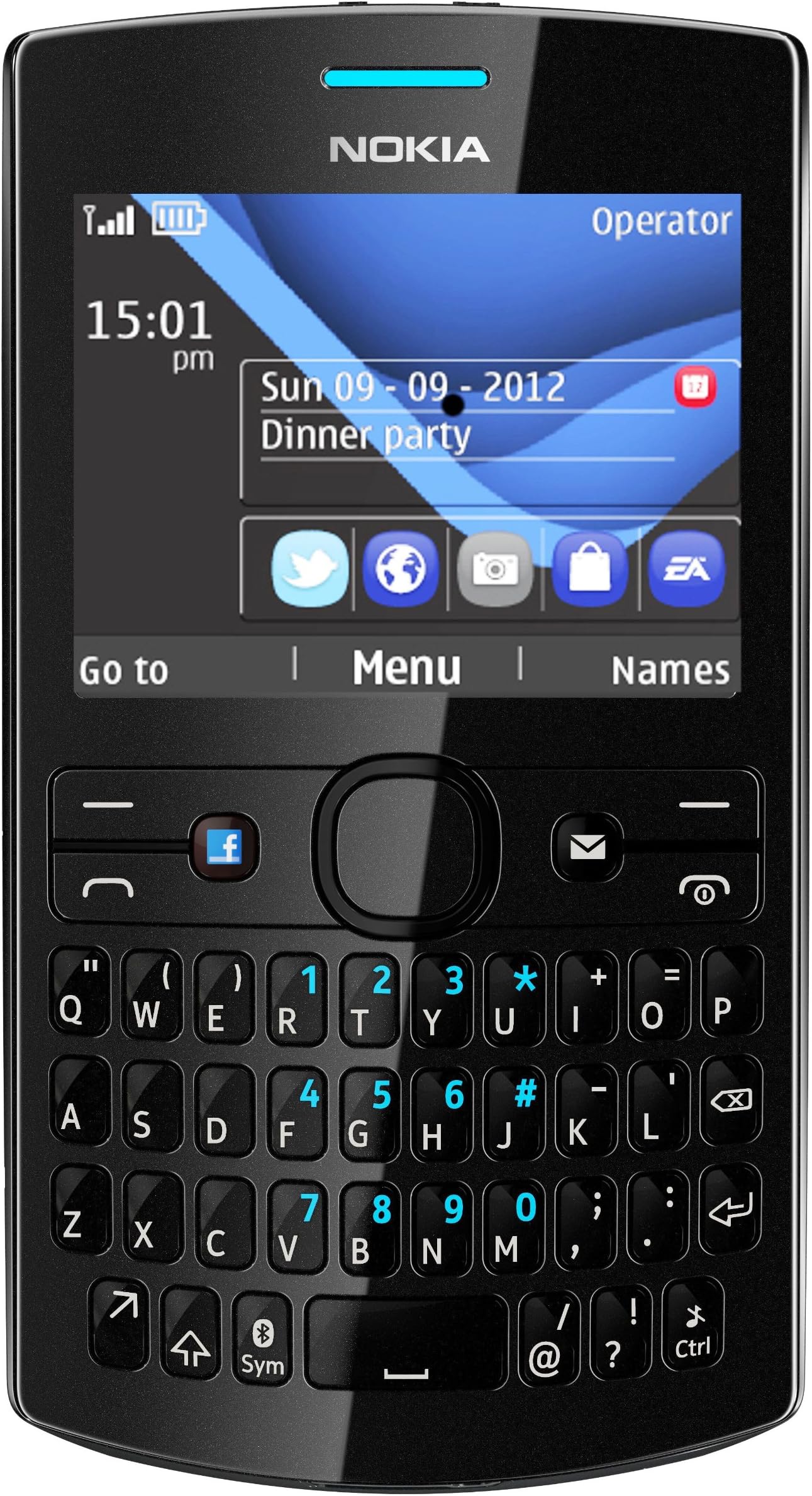 Nokia Asha 205 Sim Free Mobile Phone - Black: Amazon.co.uk: Electronics ...