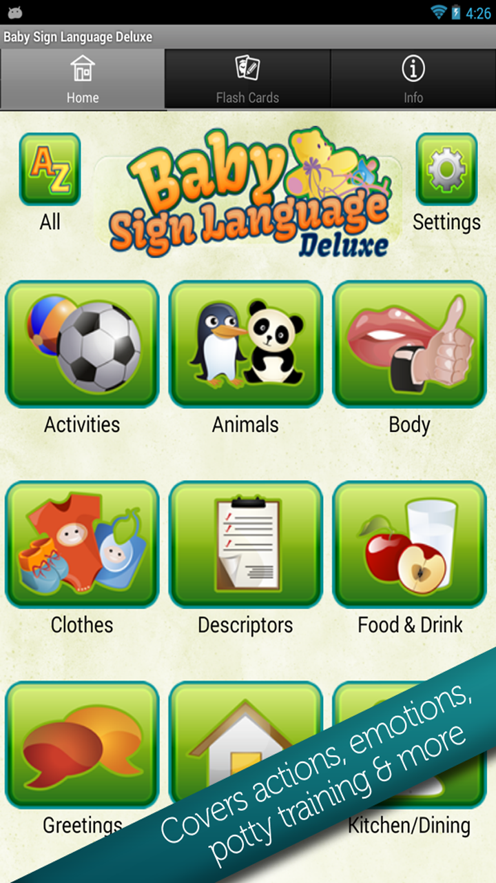 Baby Sign Language Deluxe - 800 ASL Signs! - App on Amazon Appstore
