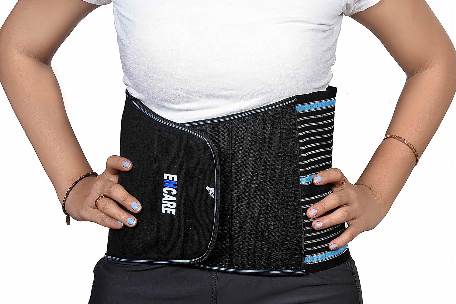Buy encare Abdominal Binder Belt For Lower Back Pain- Spine Brace Hip ...