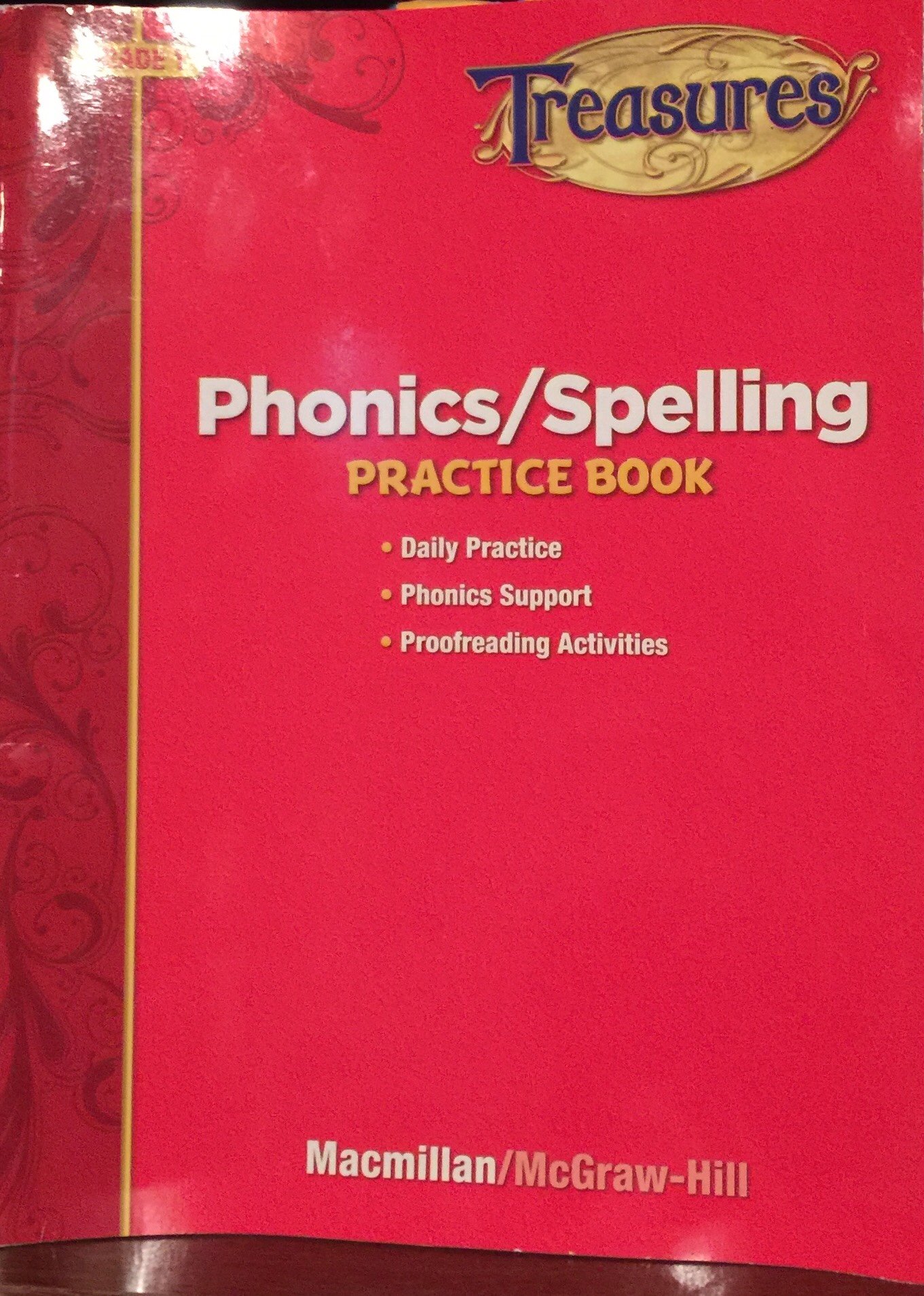 Amazon.com: Treasures Phonics/Spelling Practice Book, Grade 1: ...