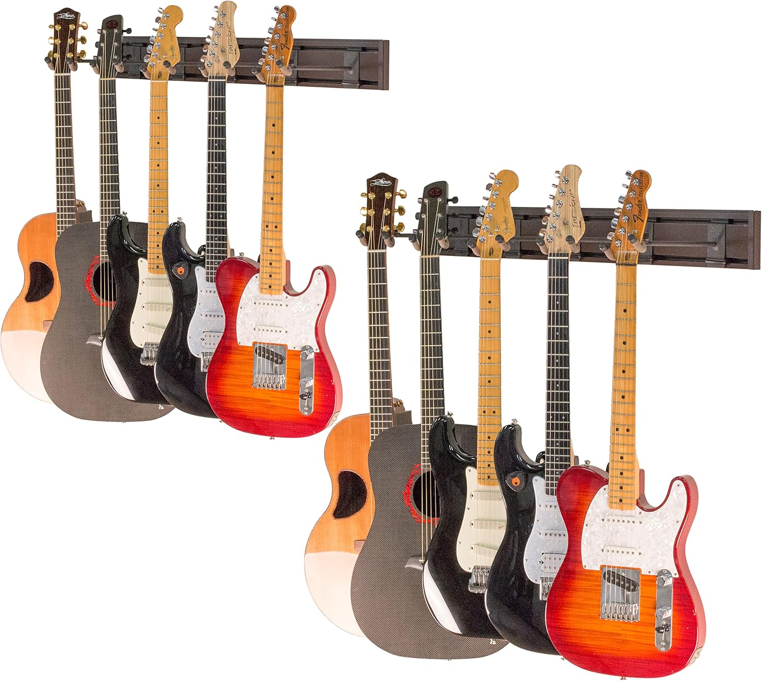 Amazon.com: String Swing Guitar Wall Mount 96 Inch Rack for 10 Acoustic ...