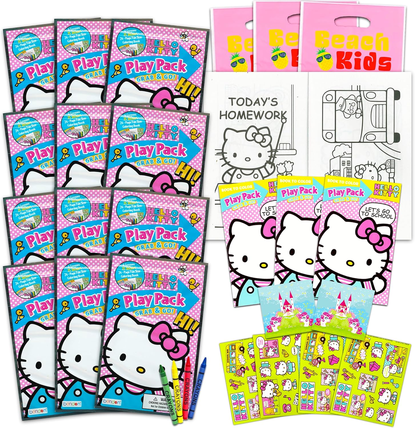 Hello Kitty Party Favors Bundle - 12 Sets with Philippines | Ubuy