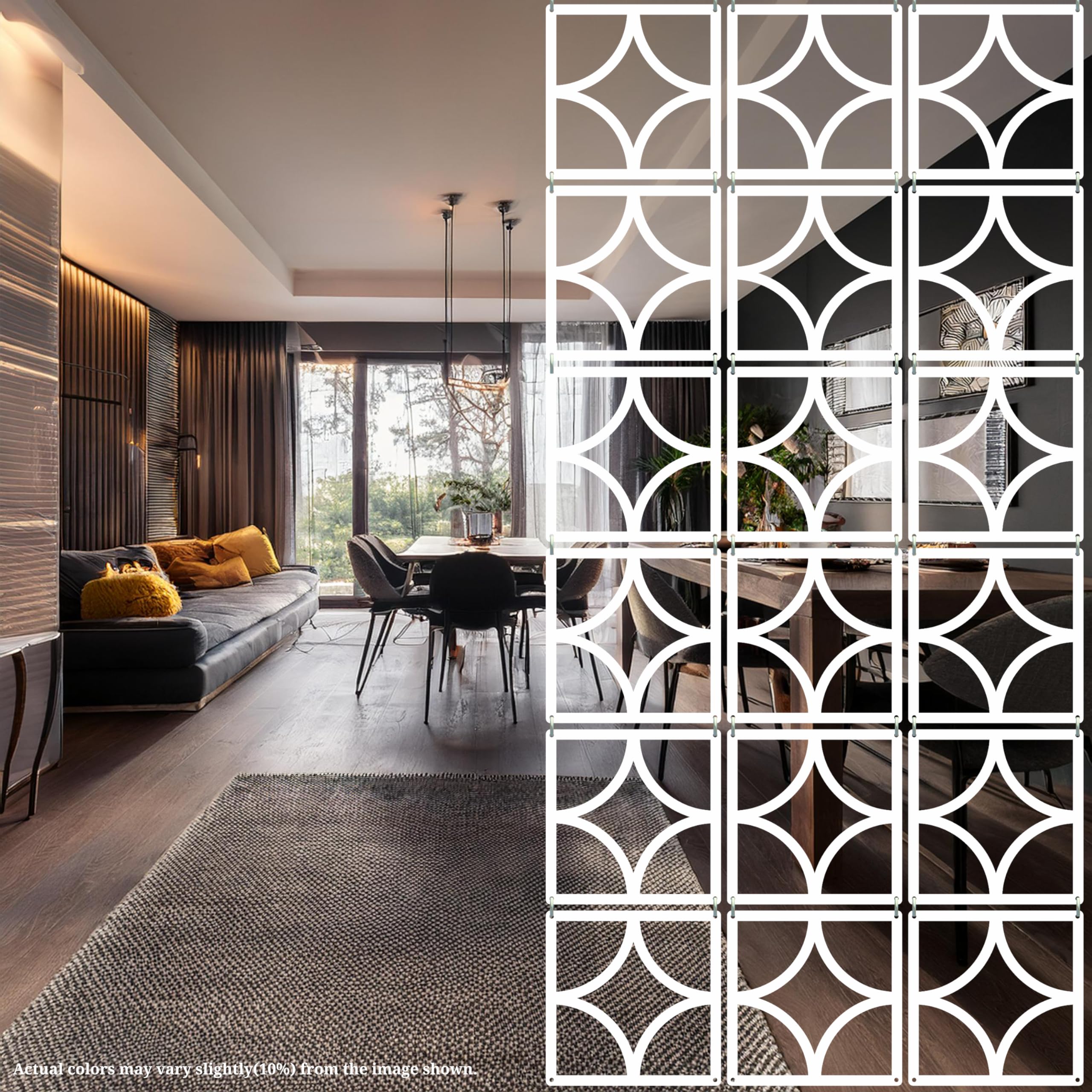 Modern Attractive Hanging DIY Circle Shape Room Divider Static Royal ...
