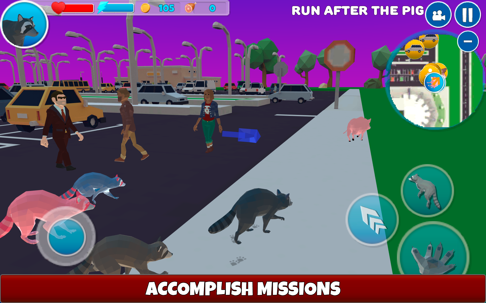 Raccoon Adventure: City Simulator 3D:Amazon.co.uk:Appstore for Android