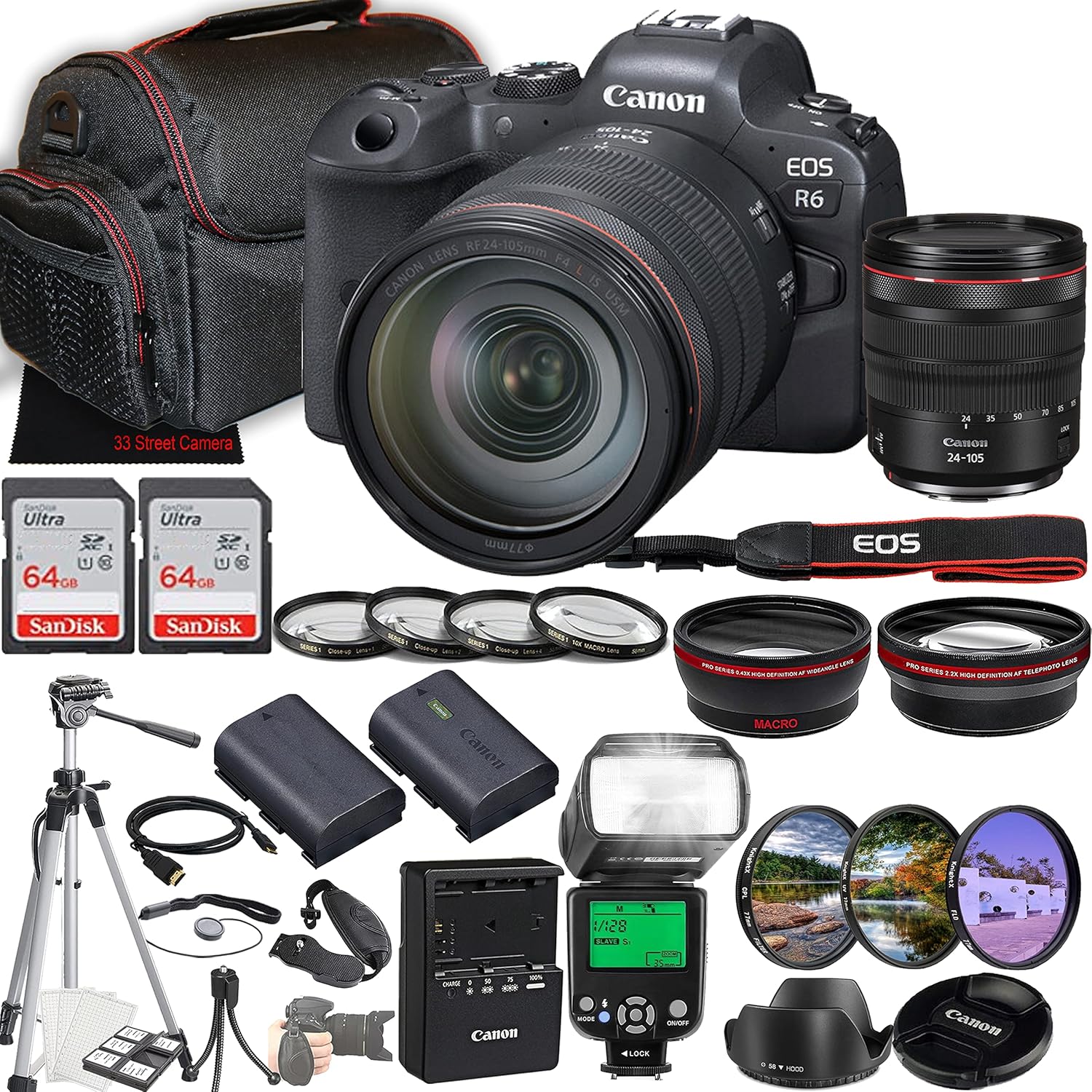 Amazon.com : Canon EOS R6 Mirrorless Camera w/RF 24-105mm f/4 L is USM ...