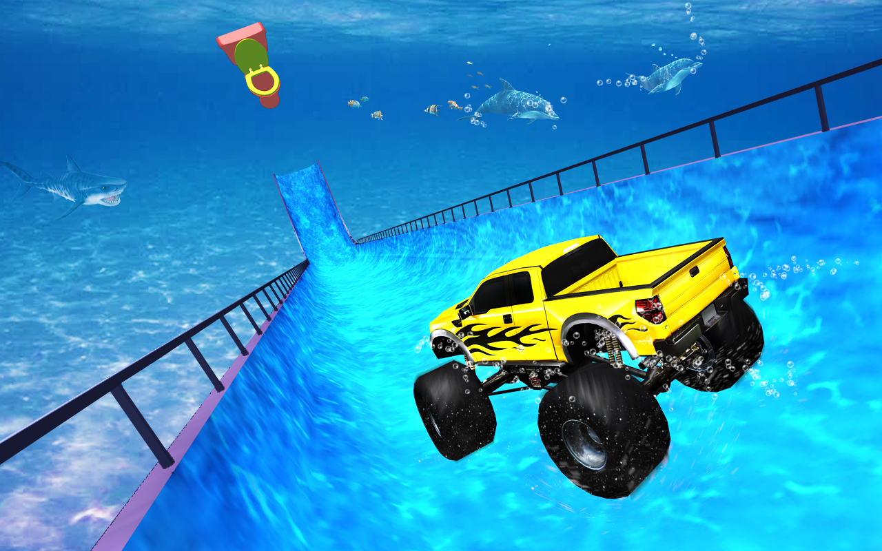 Underwater Vertical Ramp Monster Truck Stunts Game:Amazon.de:Appstore ...