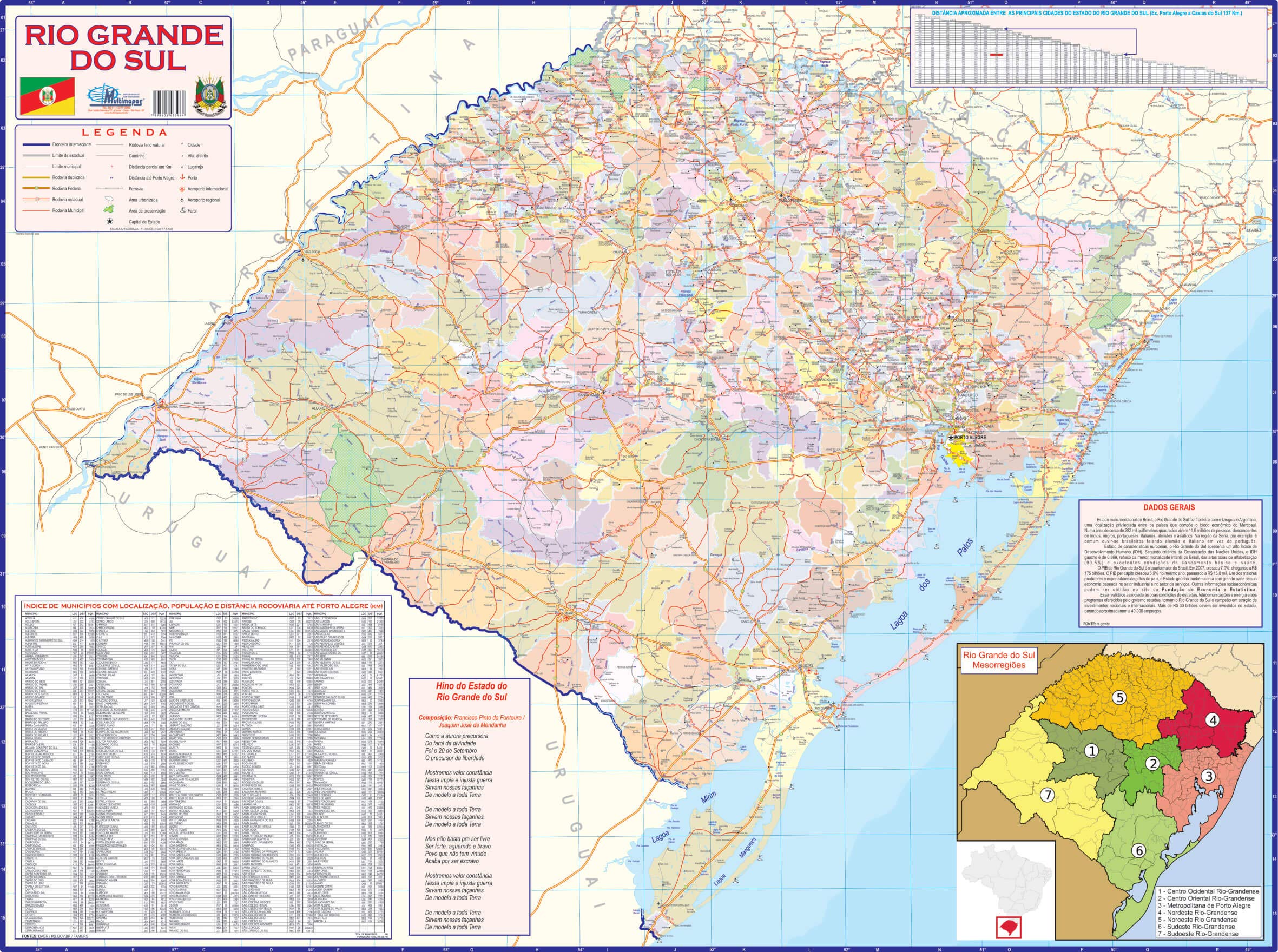 Mapa Rio Grande Do The Rio Grande