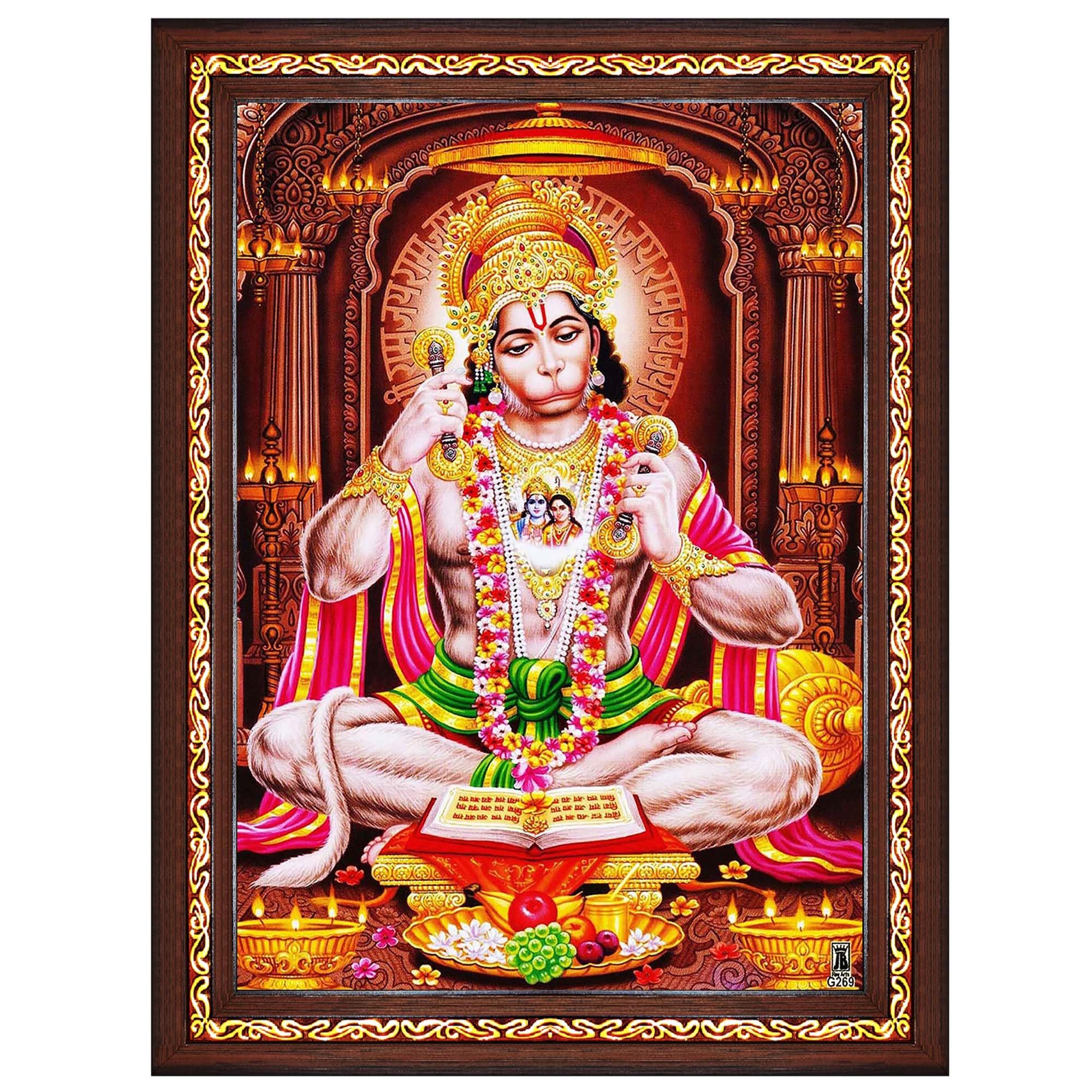 Buy Pavan Photo Laminations, Lord Hanuman Bhagwan Abhaya Abhay Anjaneya ...