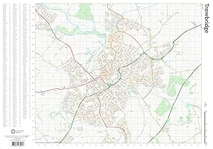 Street Wall Map with Index - Trowbridge : Amazon.co.uk: Stationery ...