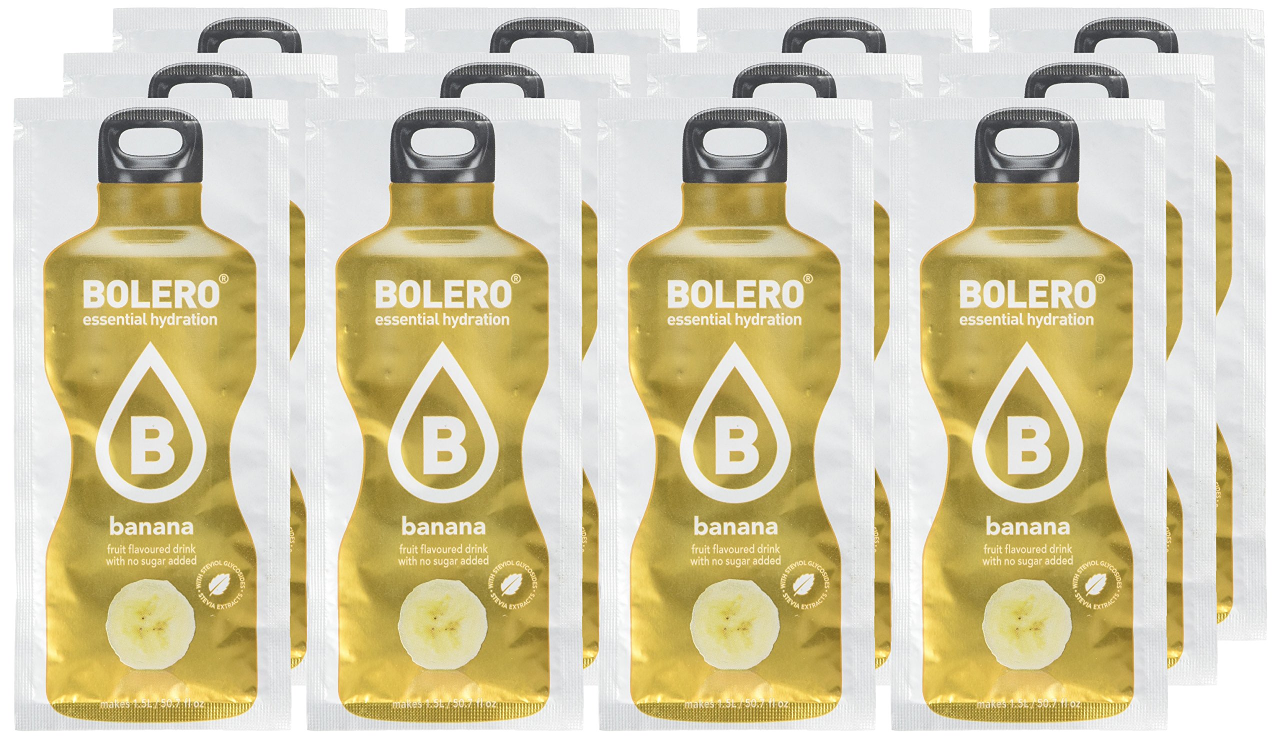 Buy Bolero Essential Hydration Sugar Free Fruit Drink Banana 12 Sachets ...