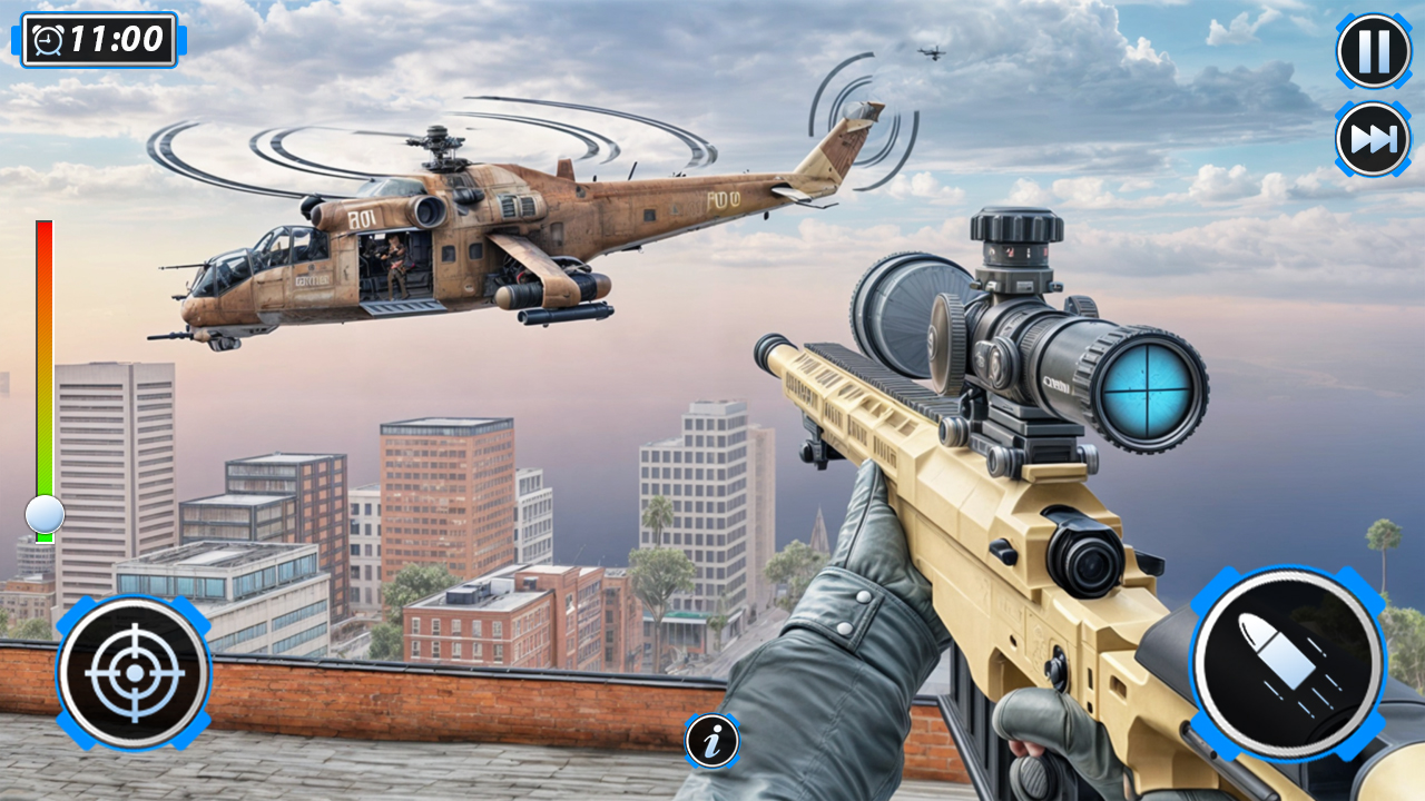 Real Sniper Shooting City War Offline Gun Game 3D - App on Amazon Appstore