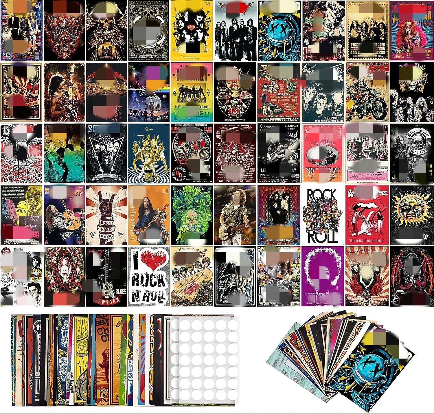 Retro Rock Band Album Cover Poster Kit for Vintage Australia | Ubuy