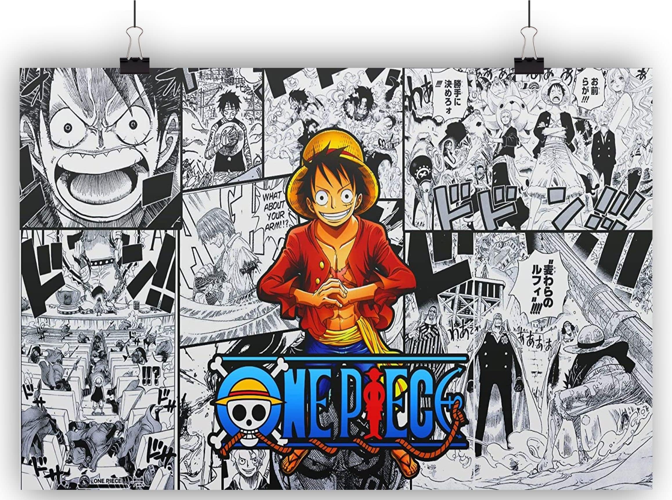 Luffy Poster -One Piece Poster -One Piece Anime Manga Panels For Wall ...