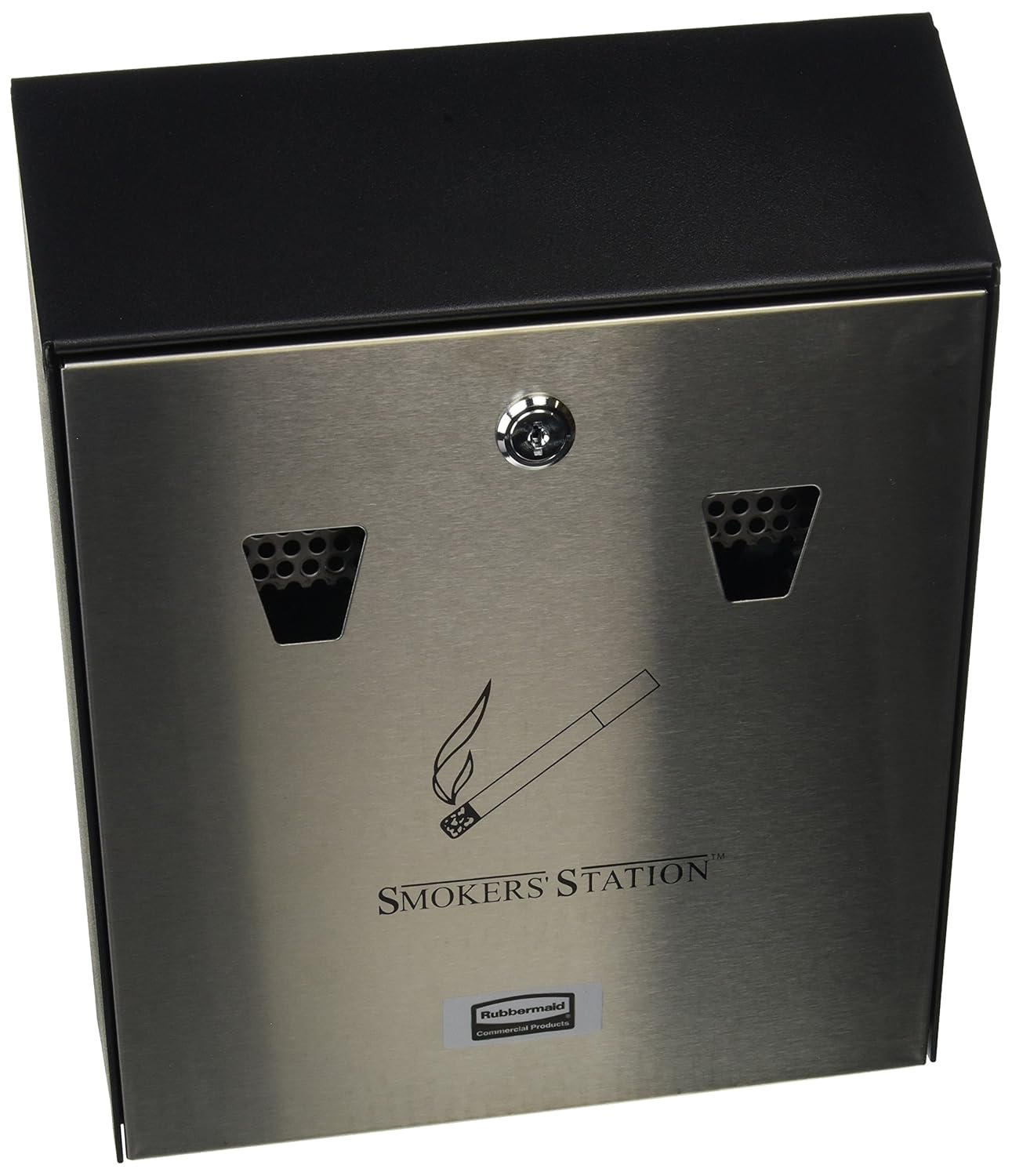 Rubbermaid FGR1012EBK Smokers Station : Amazon.co.uk: Business ...