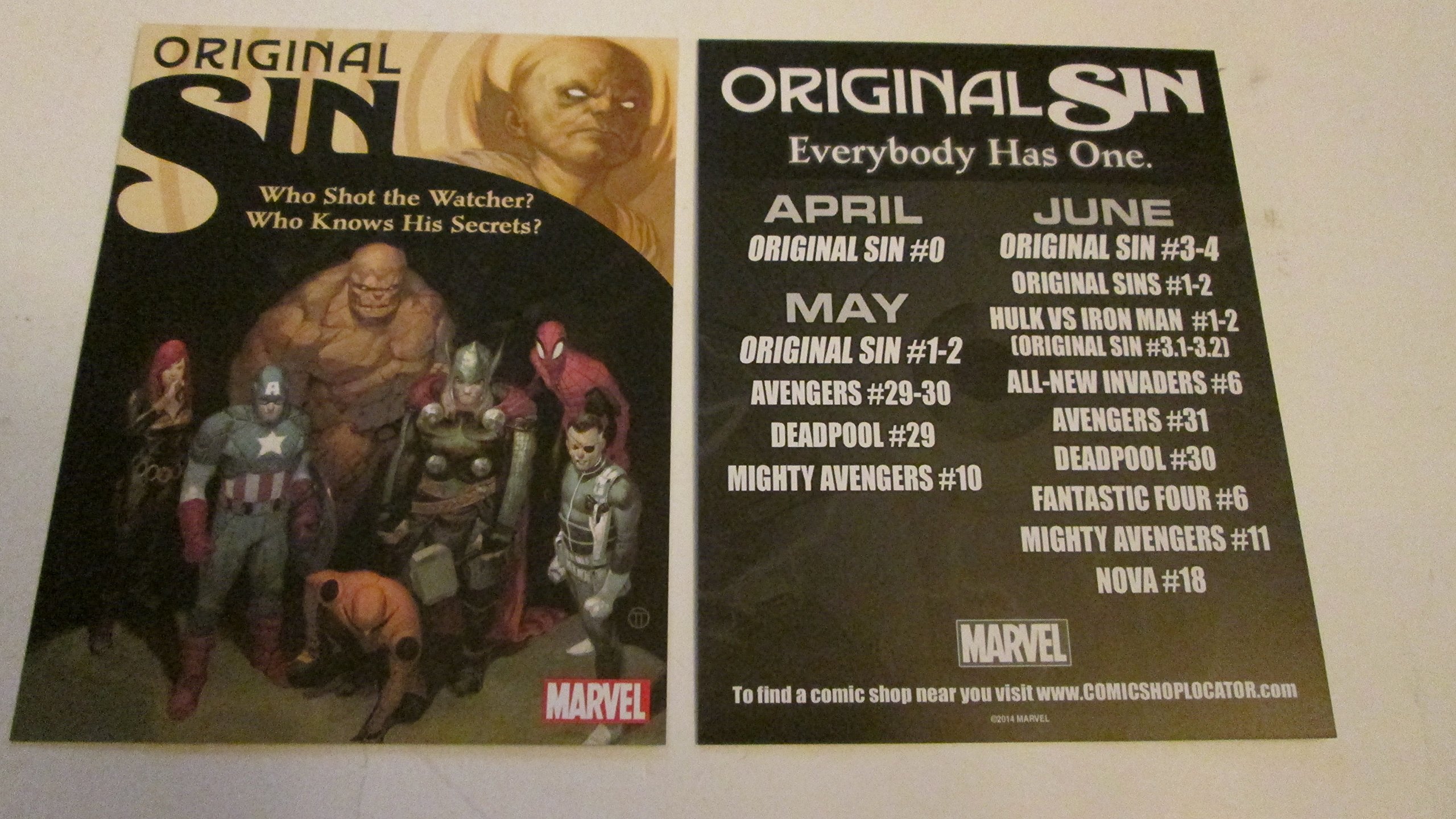 Original Sin Marvel Secrets