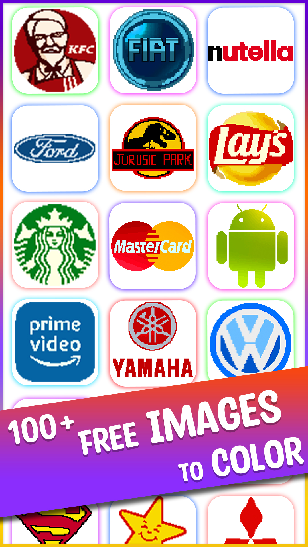 Logo Pixel Art Color By Number - App on Amazon Appstore