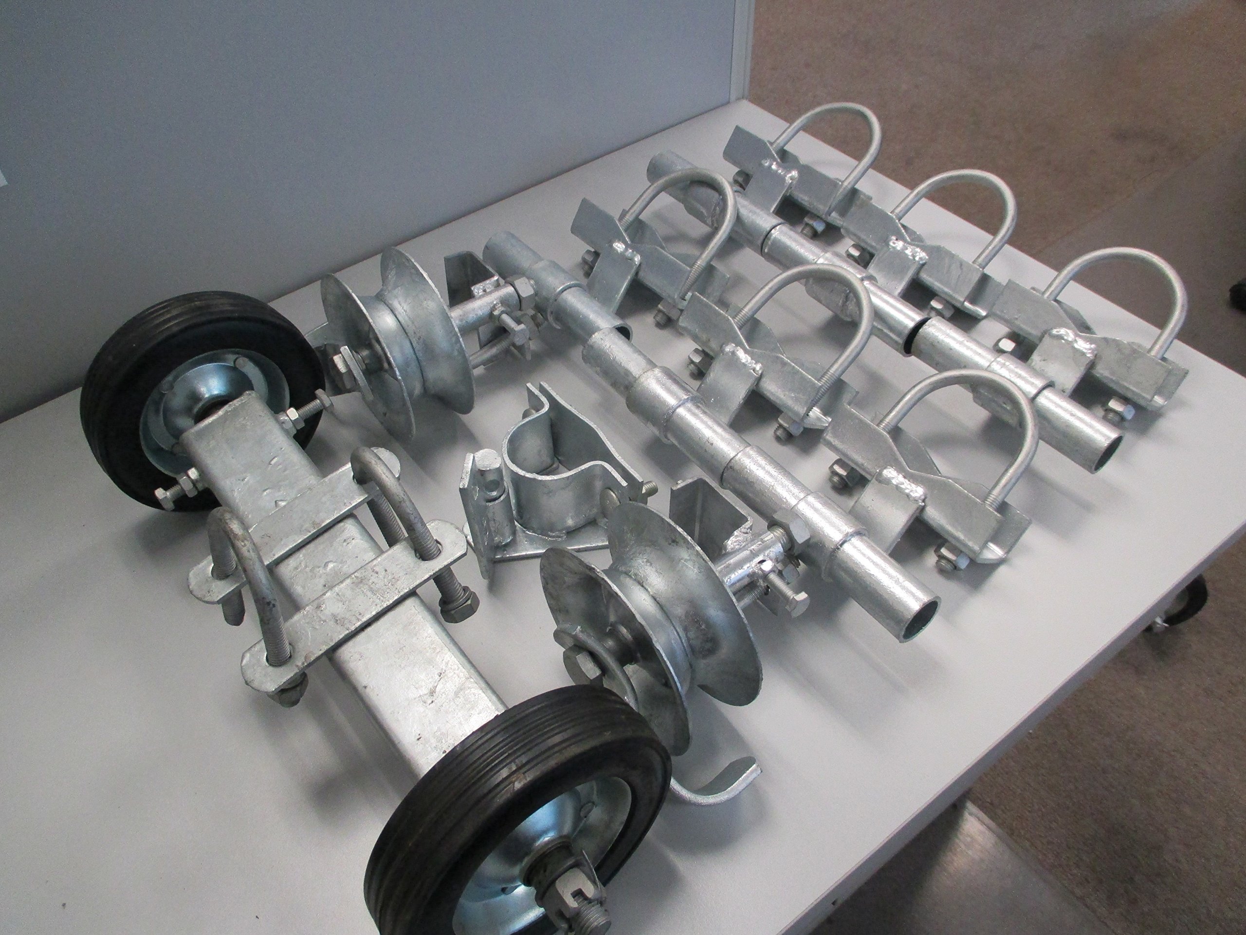 Amazon.com: Chain Link Rolling Gate Hardware Kit, Industrial Type (2 ...