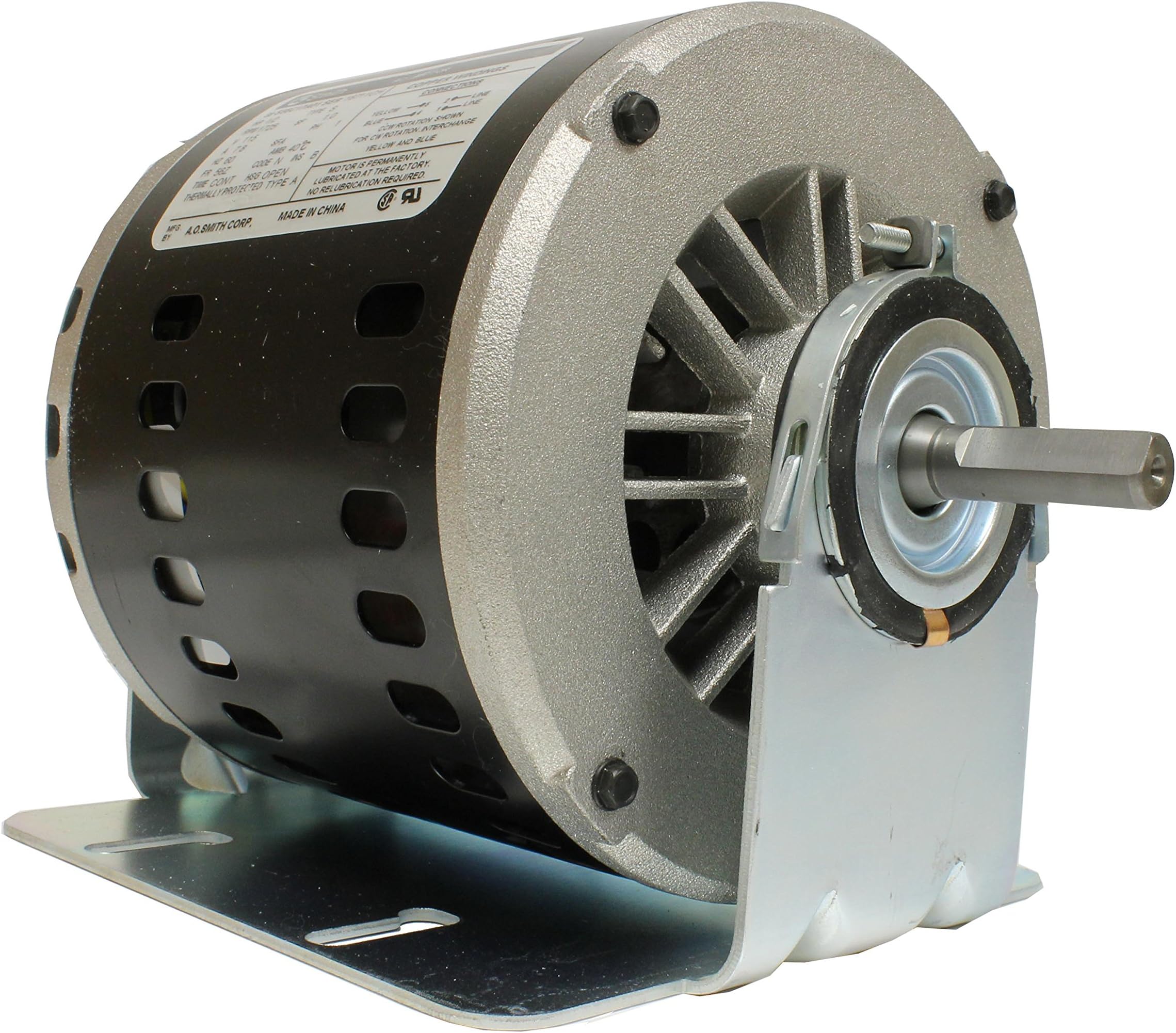 Century SVB2054 1/2-1/6 HP, 1725/1140 RPM, 56Z Frame, CCWLE Rotation, 1 ...