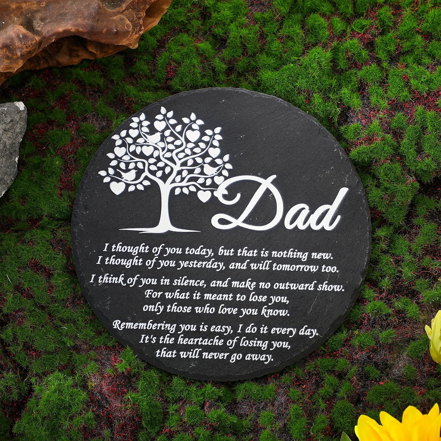Amazon.com : Landical Memorial Stones for Loved Ones Outside Memorial ...