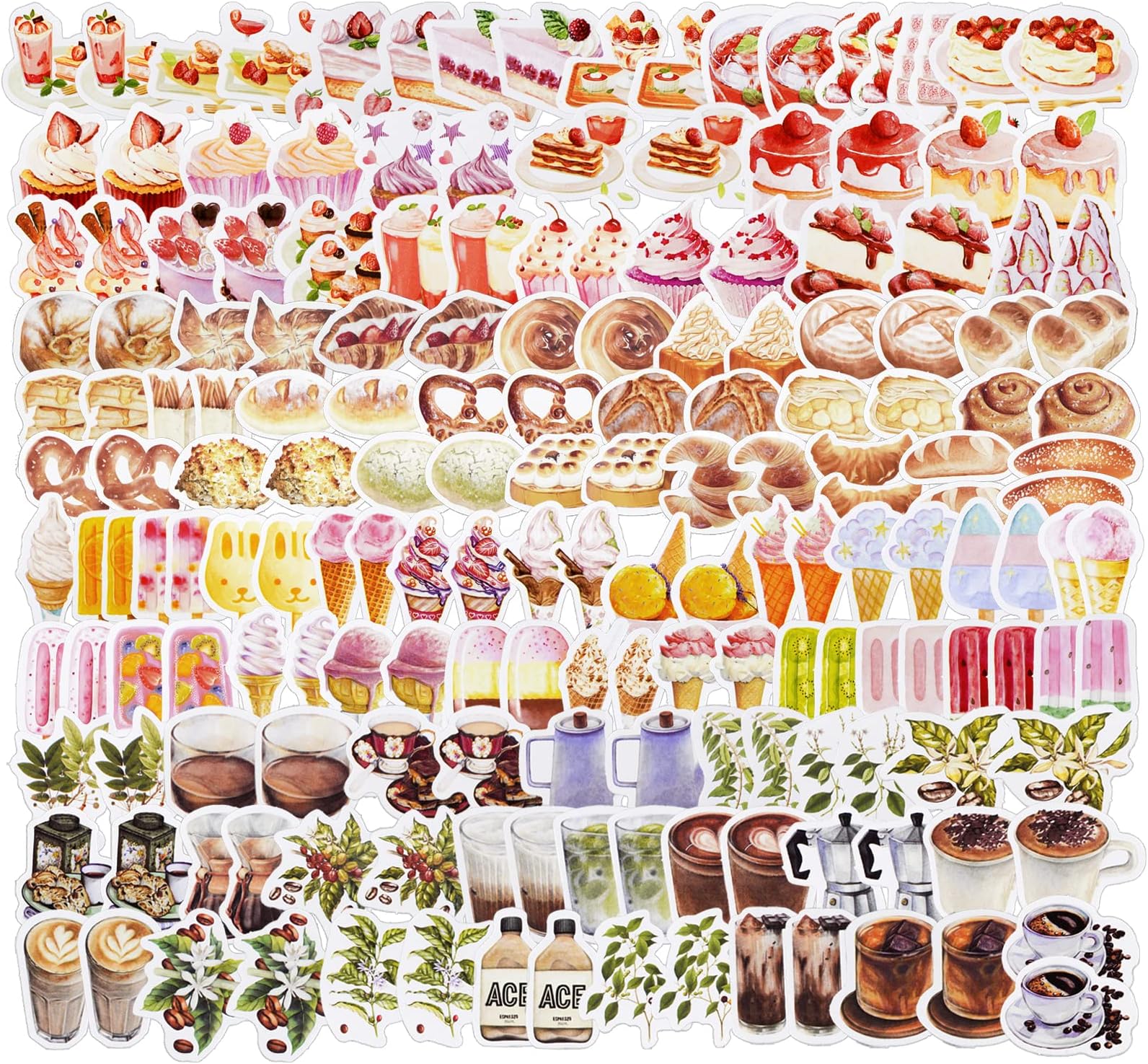 Amazon.de: Logbuch-Verlag 96 bunte Gemüse Küchenaufkleber - Essen ...