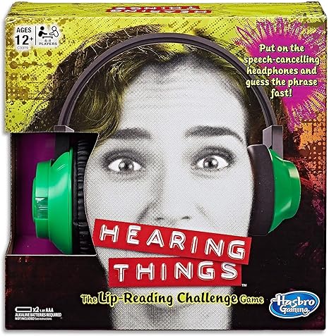 Amazon.com: Hasbro Hearing Things Game : Hasbro: Toys & Games