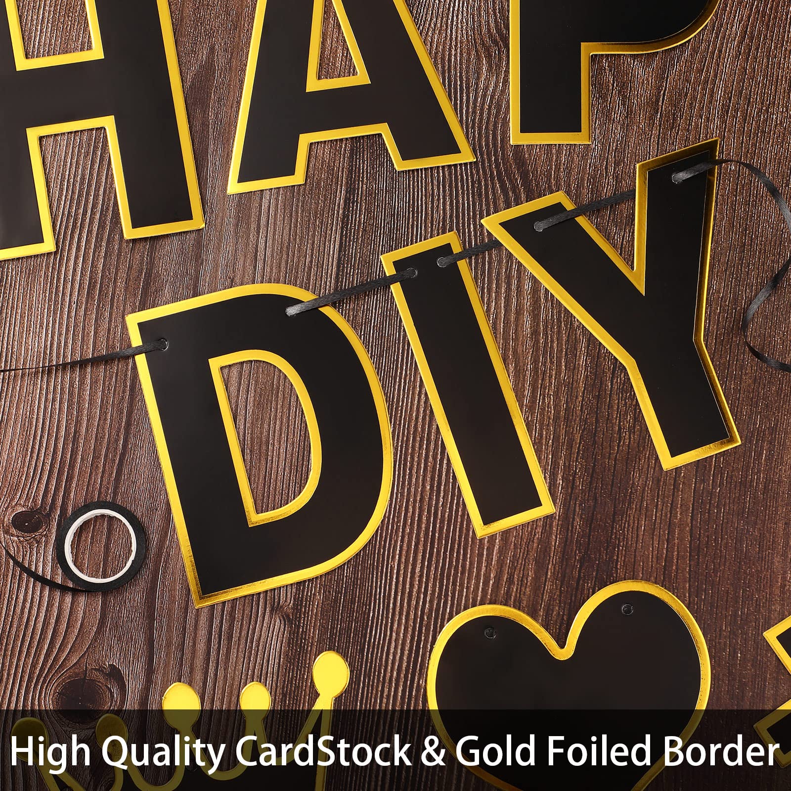 Snapklik.com : TaoBary 143 Pcs DIY Letter Banner Customizable Happy ...