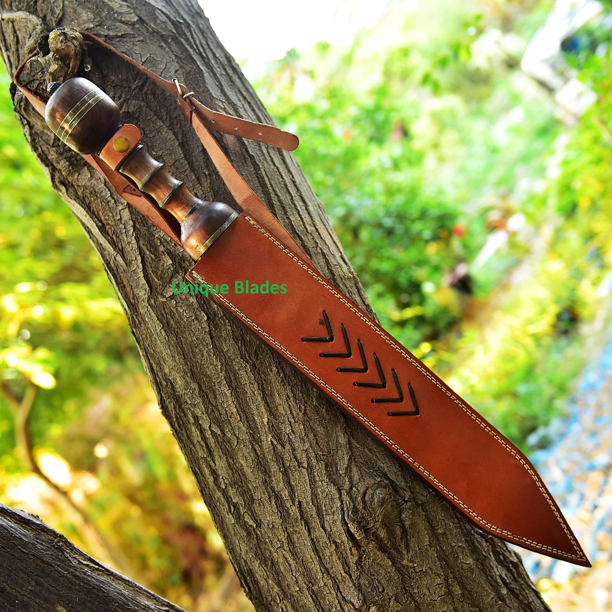 Unique Blades ! Roman Gladius Sword 26" Custom Handmade Damascus Steel ...