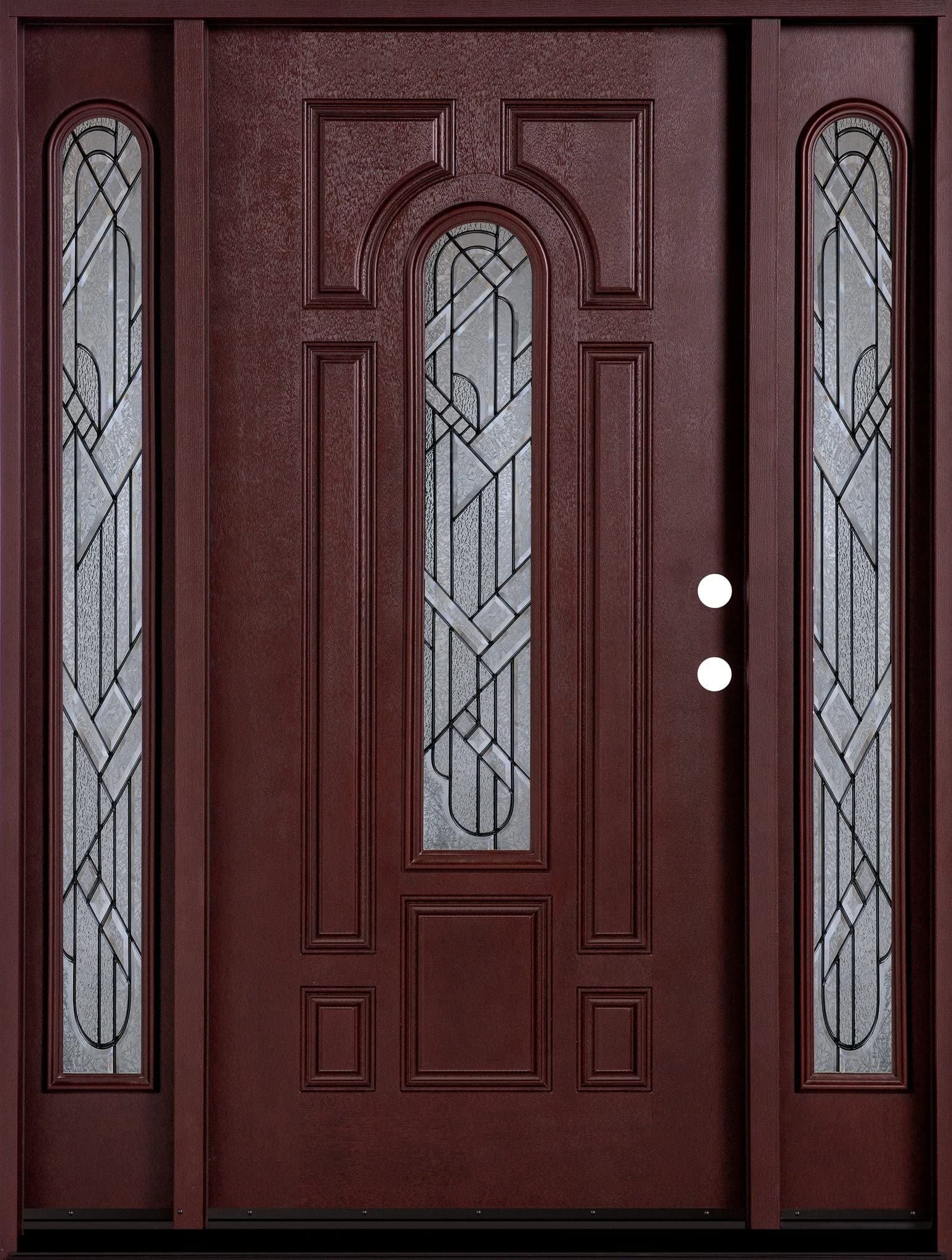 Full Light Fiberglass Entry Doors Grey Entry Door With Sidelites