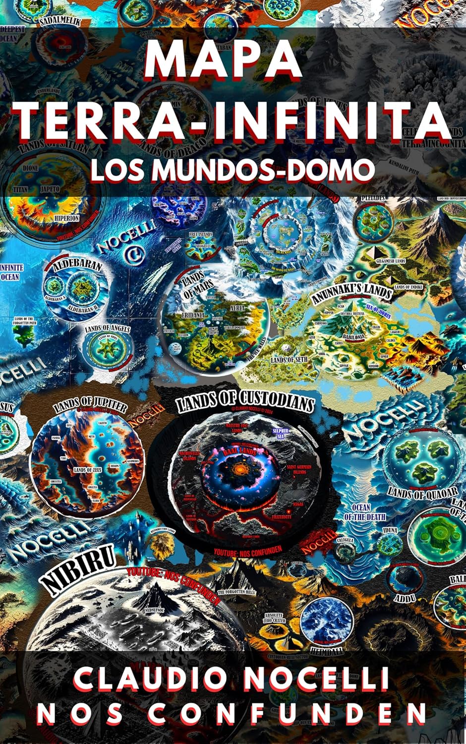 Amazon.com: El Mapa TERRA INFINITA: Los Mundos-Domo (TERRA INFINITA ...