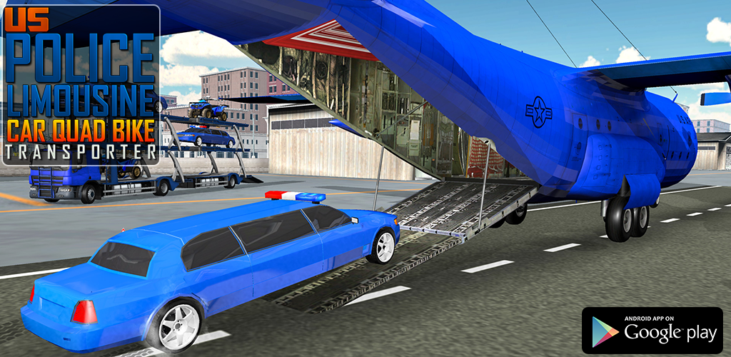 US Police limousine Car Quad Bike Transporter Game:Amazon.de:Appstore ...